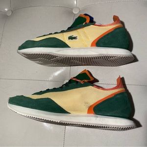 Lacoste | Shoes | Lacoste Match Break Sneaker Yellow Green Size 9 ...